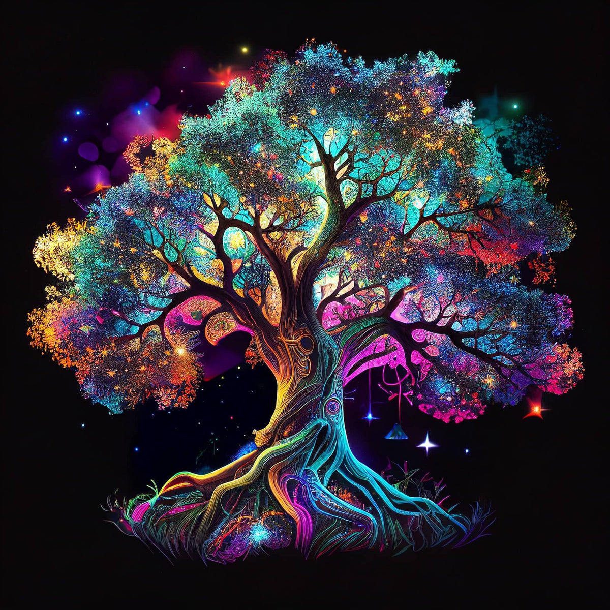 Malen nach Zahlen - Lebensbaum, Bunt - Jetzt kaufen