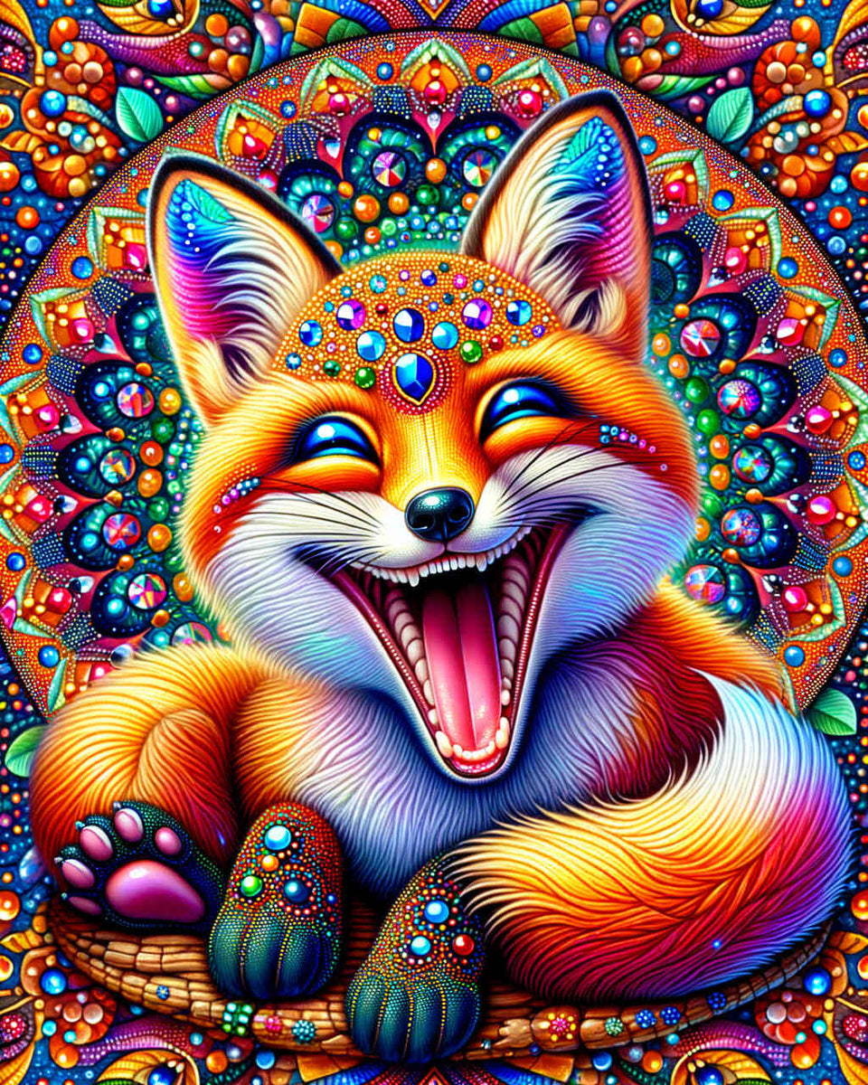Diamond Painting - Lachender Fuchs - Jetzt kaufen