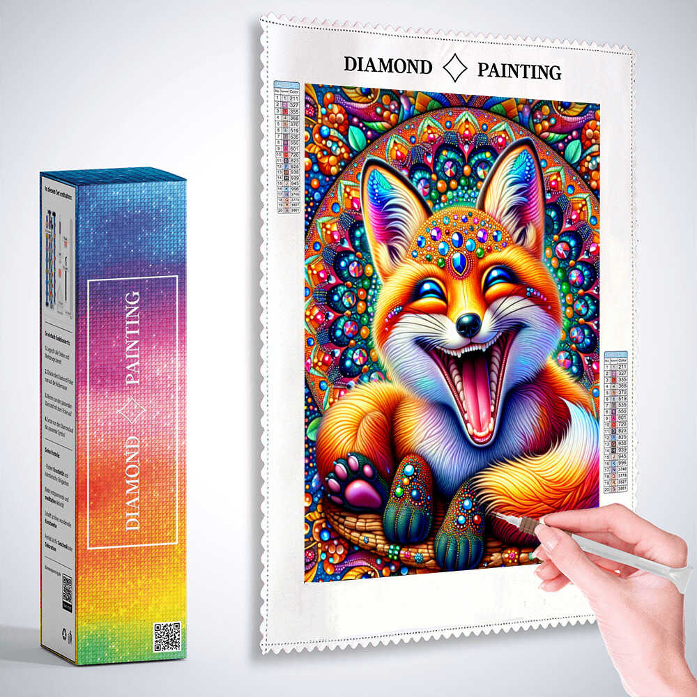 Diamond Painting - Lachender Fuchs - Jetzt kaufen